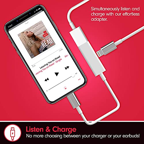 RAYZ Pioneer Pro Lightning & USB-C Earphones/Smart Wired, Active Noise Cancelling Earbuds Microphone Volume Control | for Apple iPhone Mac iPad, Android, Nintendo Switch, Google Pixel - Ice