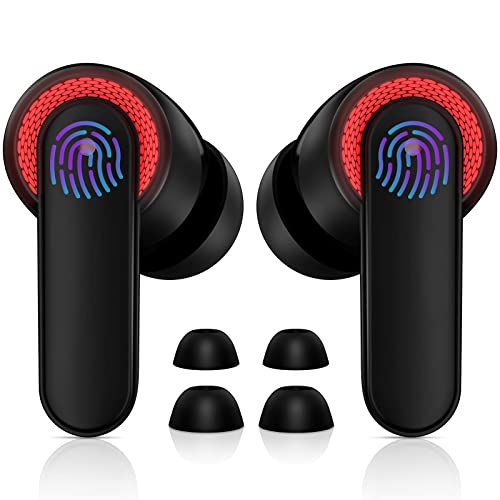 ACAGET True Wireless Earbuds Bluetooth Headphones & iPhone 13 Pro Case Noise Cancelling Earphones Stereo Bass Built-in Mic Headphone