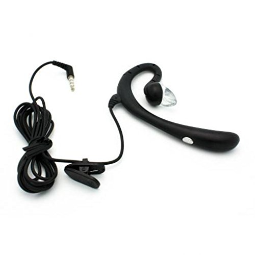 Wired Mono Headset Earphone w Mic Headphone 3.5mm Compatible with Orbic Myra 5G UW Phone, Single Earbud Hands-Free Microphone Over-The-Ear for Myra 5G UW Model