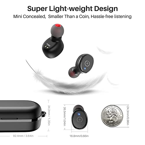 TOZO T10 Bluetooth 5.3 Wireless Earbuds & TOZO T9 True Wireless Earbuds ENC 4 Mic Call Noise Cancelling Bluetooth 5.3 Headphones