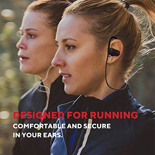 MultiTed MX10 Wireless Headphones iPhone Bluetooth Earbuds - Designed for Running and Sport Workouts with Waterproof IPX7 and Built-in Microphone with Noise Cancellation.