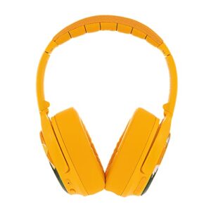 ONANOFF Active Noise Cancelling Bluetooth Headphones for Toddlers and Kids, Volume Limited, Over-Ear, Built in Microphone, 24 Hour Battery Life, Airplanes, School, Games and Video Calls, Sun Yellow