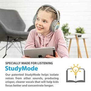 ONANOFF Active Noise Cancelling Bluetooth Headphones for Toddlers and Kids, Volume Limited, Over-Ear, Built in Microphone, 24 Hour Battery Life, Airplanes, School, Games and Video Calls, Sun Yellow