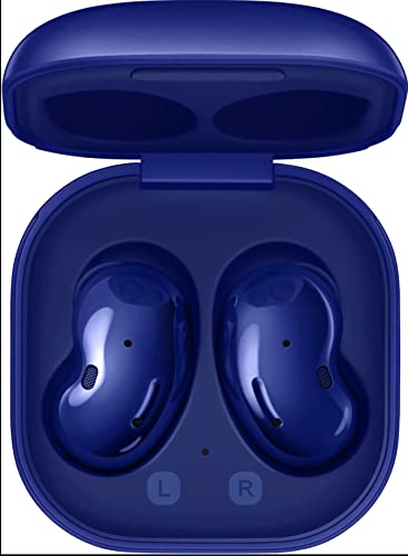 SAMSUNG Galaxy Buds Live True Wireless Earbuds (US Version, Active Noise Cancelling, Wireless Charging Case Included) Mystic Blue, SM-R180NZBAXAR