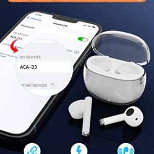 Wireless Earbuds 5.3 Bluetooth Headphone HiFi Stereo in Ear Noise Canceling Headset Earpieces Cordless Earphones for iPhone 14 Pro Max Andriod Google Pixel 7 Pro 6 Buds Samsung Galaxy S23 S22 Ultra