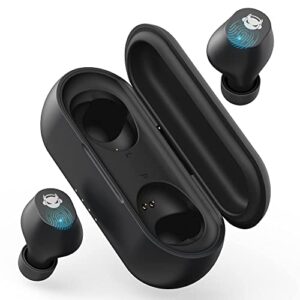 mindbeast bluetooth earbuds with noise cancelling and strong bass – portable and lightweight with 36 hours battery life – compatible with iphone, samsung, android, pc, and gaming devices t98 balck