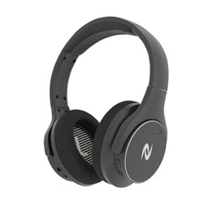 nuvelon one active noise canceling headphones with adjustable bass, wireless over-ear bluetooth headphones