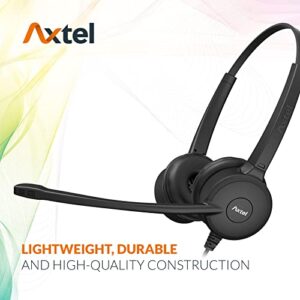 Axtel Bundle Prime Duo with AXC-04 Cable | Noise Cancellation - Compatible with Cisco 6900, 7800, 7900, 8800, 8900, 9900 Series Phones