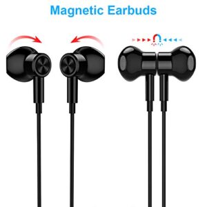 TITACUTE USB C Headphone for Samsung S22 Ultra S23 S21 S20 FE A53 Magnetic Wired Earbuds Noise Canceling Stereo in Ear Type C Earphone with Microphone for Galaxy Z Flip 4 3 Note 20 Google Pixel 7 6 6a