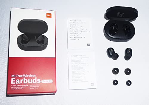 Xiaomi Mi True Wireless Earbuds Basic 2S, Bluetooth 5.0 Touch Control Low Latency Stereo Gaming Mode Headphones with Mic, Sweatproof in-Ear Sport Earphones with Charging Case(Redmi Airdots 2S)