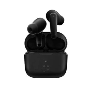 palm buds pro, lightweight and comfortable true wireless noise cancellation earbuds, deep bass, 6-microphones, hybrid anc, ambient mode, clear calls, ipx4 water resistant, 24h+ playtime, bluetooth 5