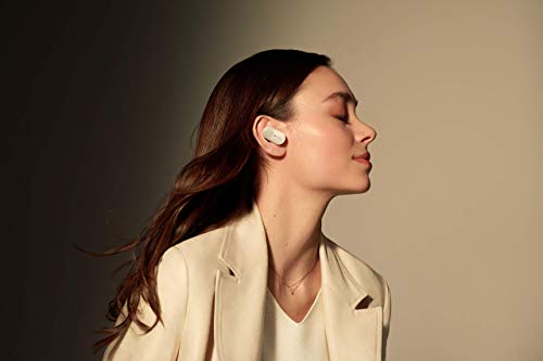 Sony Industry Leading Noise Canceling Truly Wireless Earbuds Compatible with Alexa Voice Control, Silver - Worldwide Version