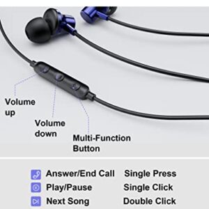 ACAGET USB C Headphones, Magnetic Earbuds for Pixel 7 Pro 6A 6 USB Type C Earphones with Mic Noise Canceling HiFi Stereo Headset for Samsung Galaxy S23 Ultra S22 Plus S21 FE A53 iPad Pro Air Oneplus 9