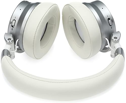 Ashdown OV-1-B-CONNECT Over-Ear Active Noise Canceling Bluetooth Headphones - White