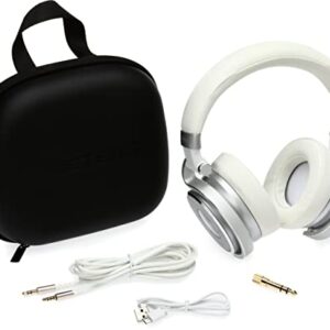 Ashdown OV-1-B-CONNECT Over-Ear Active Noise Canceling Bluetooth Headphones - White