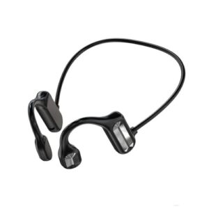 betreasure bone conduction headphones wireless earphone bluetooth earbuds sports waterproof hifi stereo ear-hook headset with microphone (black)