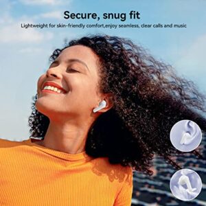 Wireless Earbuds Bluetooth 5.3 Headphones Touch Control with Wireless Charging Case 50H Playtime IPX8 Waterproof Stereo Earphones in-Ear Mic Headset for Android iOS Cell Phone Computer Laptop Sports