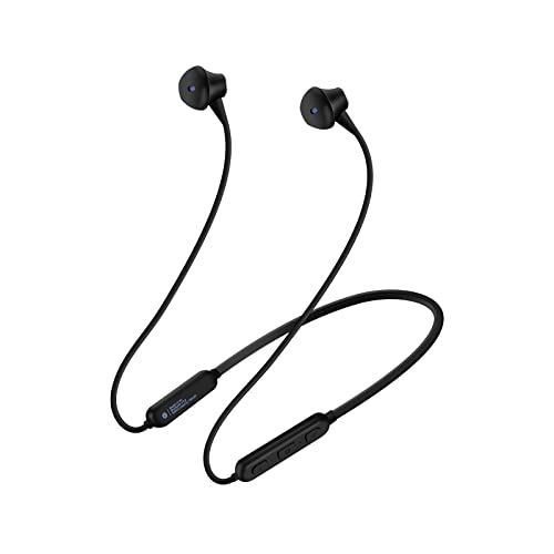 Neckband Bluetooth Headphones, 10Hrs Playtime V5.0 Wireless Headset, Noise Cancelling Earbuds/Mic for Running Sport Compatible with iPhone Samsung Android