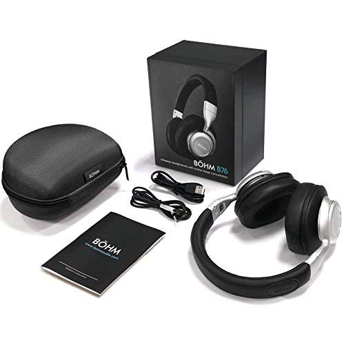 BÖHM Wireless Bluetooth Over Ear Cushioned Headphones with Active Noise Cancelling - B76