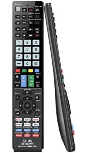 gvirtue universal remote control replacement for sharp-smart-tv-remote all sharp aquos led lcd hdtv 3d 4k uhd smart tv with backlit, netflix, you tube, amazon, sling, vudu, google play button