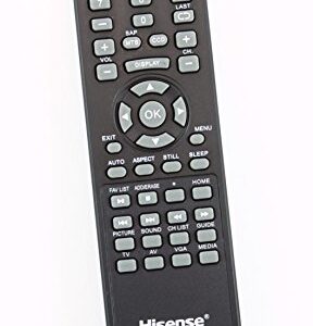 Original Hisense EN-KA92 LCD TV Remote Control Supplied with Models 32D37, 32H3B1, 32H3B2, 32H3C, 32H3E, 40H3B, 40H3C, 40H3E