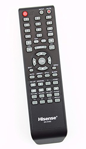 Original Hisense EN-KA92 LCD TV Remote Control Supplied with Models 32D37, 32H3B1, 32H3B2, 32H3C, 32H3E, 40H3B, 40H3C, 40H3E