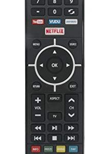 New Remote Control Replacement Compatible with RCA Virtuoso Smart TV RHOS581SM RNSMU5536 RNSMU5036-B