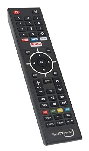 New Remote Control Replacement Compatible with RCA Virtuoso Smart TV RHOS581SM RNSMU5536 RNSMU5036-B