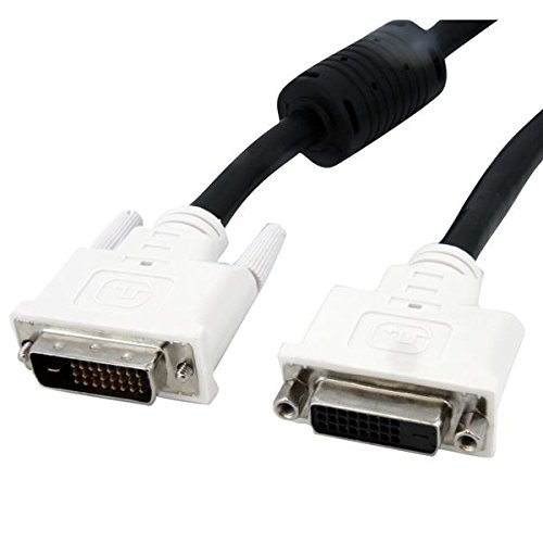 StarTech.com DVI Extension Cable - 6 ft - Male to Female Cable - 2560x1600 - DVI-D Cable - Computer Monitor Cable - DVI Cord - Video Cable (DVIDDMF6), Black