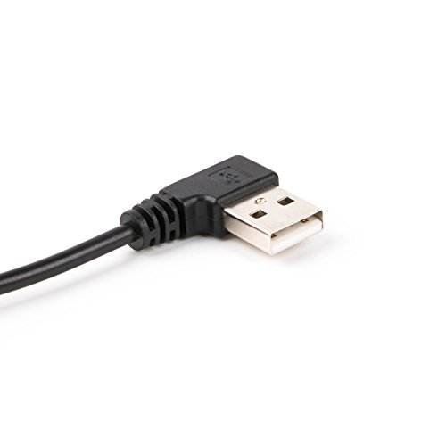 USB to Barrel Cable USB to 5.5mm/2.1mm Angled 5V DC Power Cable (Right Angled)