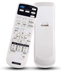 universal remote control replacement for epson home cinema 8350 2150 2100 2000 2250 3020 powerlite 93 485w 525w 5535u eb ex ex5280 ex3212 vs h brightlink 455wi emp- series projectors