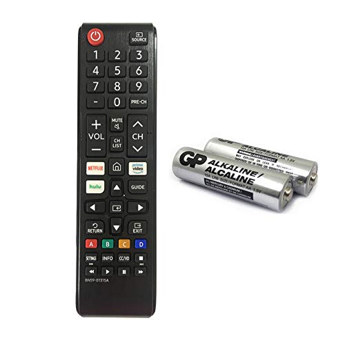 BN59-01315A Replacement for Samsung TV Remote Control (Non Universal) for Smart TV UN43RU710D UN43RU7200 UN50RU7100 UN50RU710D UN50RU7200 UN55RU7100 UN55RU710D UN55RU7200 with GP Alkaline 2 Batteries