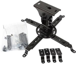 videosecu lcd dlp tilt swivel sloped projector ceiling mount bracket fit flat and vaulted ceiling pj1b wu7