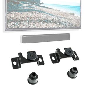 vivo fixed tv mount for up to 70 inch flat screens, soundbar wall mount picture hanging style, thin ultra-low profile, mount-vw00