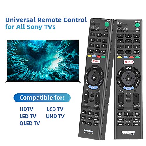 Gvirtue RMT-TX102U Universal Replacement Remote Control for Sony Bravia HDTV LCD LED UHD Smart TV