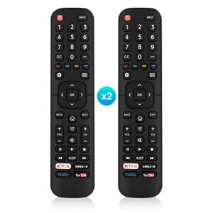 2pcs en2a27 replacement remote control compatible with all hisense 4k led lcd hdtv uhd smart tvs en2a127h en2a27ht en2an27h en2as27h en2b27 en2c27 en2d27 en2g27 en33922a en33924hs en33925a