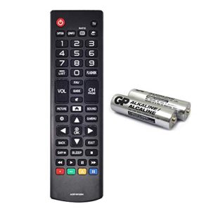 akb74915304 replacement remote for lg tv 32lh570b 49lh570a 43lh5700 55lh5750 55lh575a agf76631053 43lh570a 49lh5700 32lh550b 43lh5500 43lh5700-ud 43lh570b 49lh5700-ud with gp alkaline 2 pcs batteries