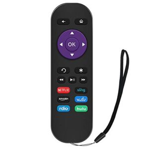 gvirtue remote control replacement for roku express, roku express+, roku box model: roku 1, roku 2(hd, xd, xs), roku 3, roku lt, hd, xd, xds, roku n1