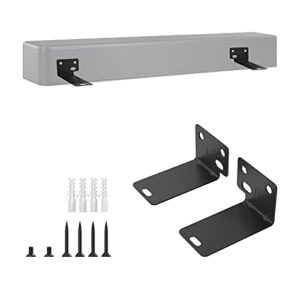 universal soundbar wall mount bracket sound bar mounts compatible with samsung, sony, lg, jbl, polk audio, vizio, roku, bose, tcl, onn, yamaha, sonos, klipsch, rca soundbar mount mounting brackets