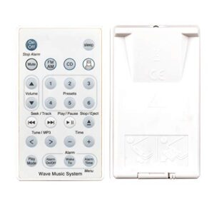 Universal Replacement Remote Control for Bose Sound Touch Wave Music Radio System I II III IV (Without Battery)-White