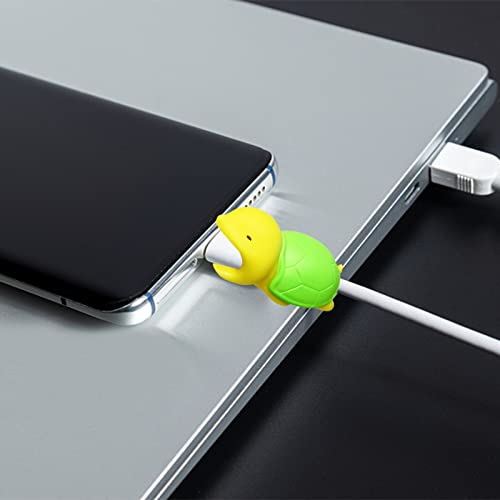 JASREE 25Pcs Cute Cable Protector Animals, USB Charger Cord Protector Animal Bite Charging Cable Savers for Most Cellphone and Tablet