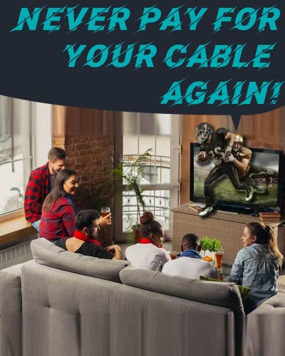 TV Antenna, TV Antenna Indoor, 50 Miles Digital Amplified Indoor HDTV Antenna, 250+ Miles Range Hi-Power Amplified Antenna, for 4k 1080p Local Channels Support All Television