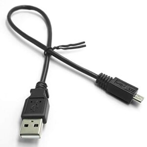 NECABLES 10 Inch Short Micro USB Charger Cable Male A to Micro B Black for Android Both Charging and Sync (10 Inches/0.8 Feet)