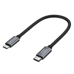 CableCreation USB C Cable Short 0.65 FT, USB-C to Micro USB A OTG Cable, Compatible with DJI Spark/DJI Mavic/Mavic Pro/Mavic Pro Platinum/Mavic Air Controller 0.2m, Space Gray