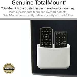 TotalMount Universal Remote Control Holders (Quantity 2 - Two Remotes per Holder - White)