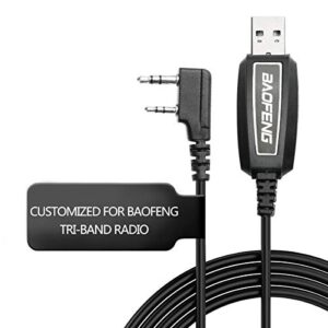 abbree baofeng tri-band radio pl2303 chip usb programming cable customized for baofeng uv-5r iii bf-r3 uv-5r mk3x btech uv-5x3 uv-9s uv-s9x3 uv-5rx3 uv-82x3 tri-band two way radio etc.