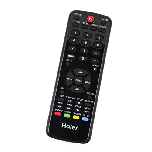 HTR-D09B Remote Control for Haier TV LE22D3380 LE22D3380A LE24C3320A LE29F2320 L32A2120 L39B2180C L39B2180D LE39D2380 LE42D2380 LE46A2280 L50B2180 L50B2180A LE50F2280 LE50F2280A LE55B1381C