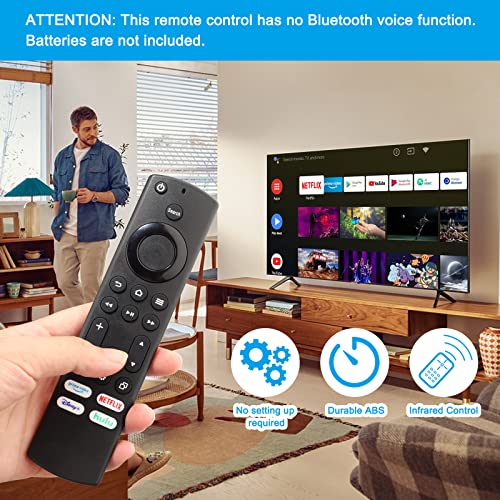 Universal IR Remote Control Compatible with All Toshiba Fire TV, All Insignia Fire TV CT-RC1US-21 CT-RC1US-19 NS-RCFNA-21, Fire TV 2014/2015/2017 (NOT Work with Fire TV Stick/Fire TV Box/Firestick)