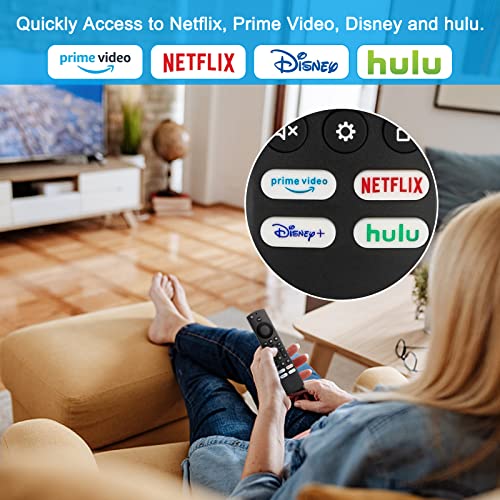 Universal IR Remote Control Compatible with All Toshiba Fire TV, All Insignia Fire TV CT-RC1US-21 CT-RC1US-19 NS-RCFNA-21, Fire TV 2014/2015/2017 (NOT Work with Fire TV Stick/Fire TV Box/Firestick)