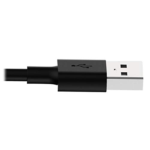 Tripp Lite Apple MFI Certified 10 inch Lightning to USB Cable Sync Charge iPhone/iPod/iPad - Black (M100-10N-BK)